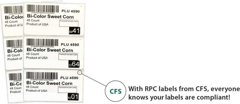 COMPLIANT RPC LABELS - CFS, Inc.
